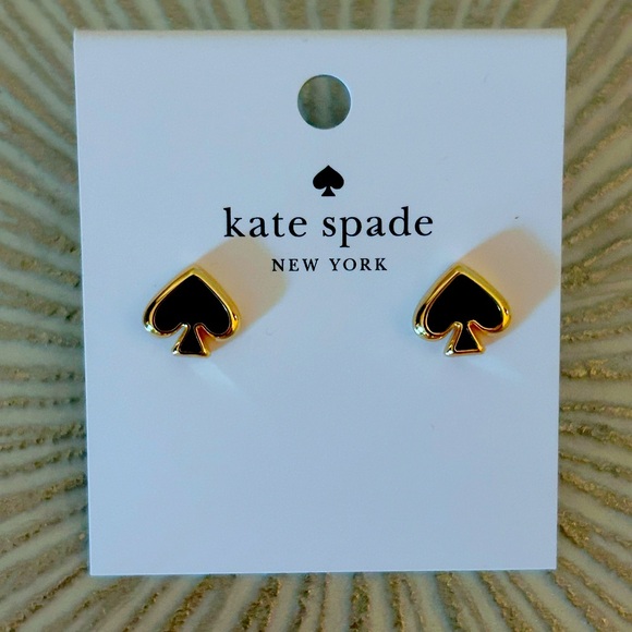 kate spade | Jewelry | Kate Spade New York Everyday Spade Black And ...